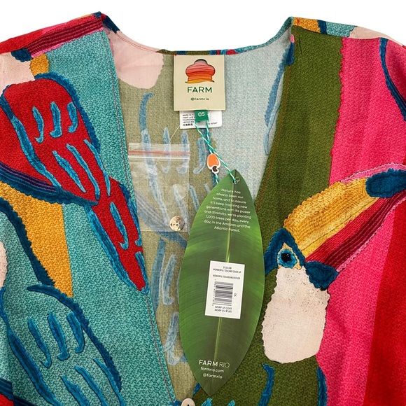FARM Rio | Tops | Farm Rio Toucans Kimono | Poshmark
